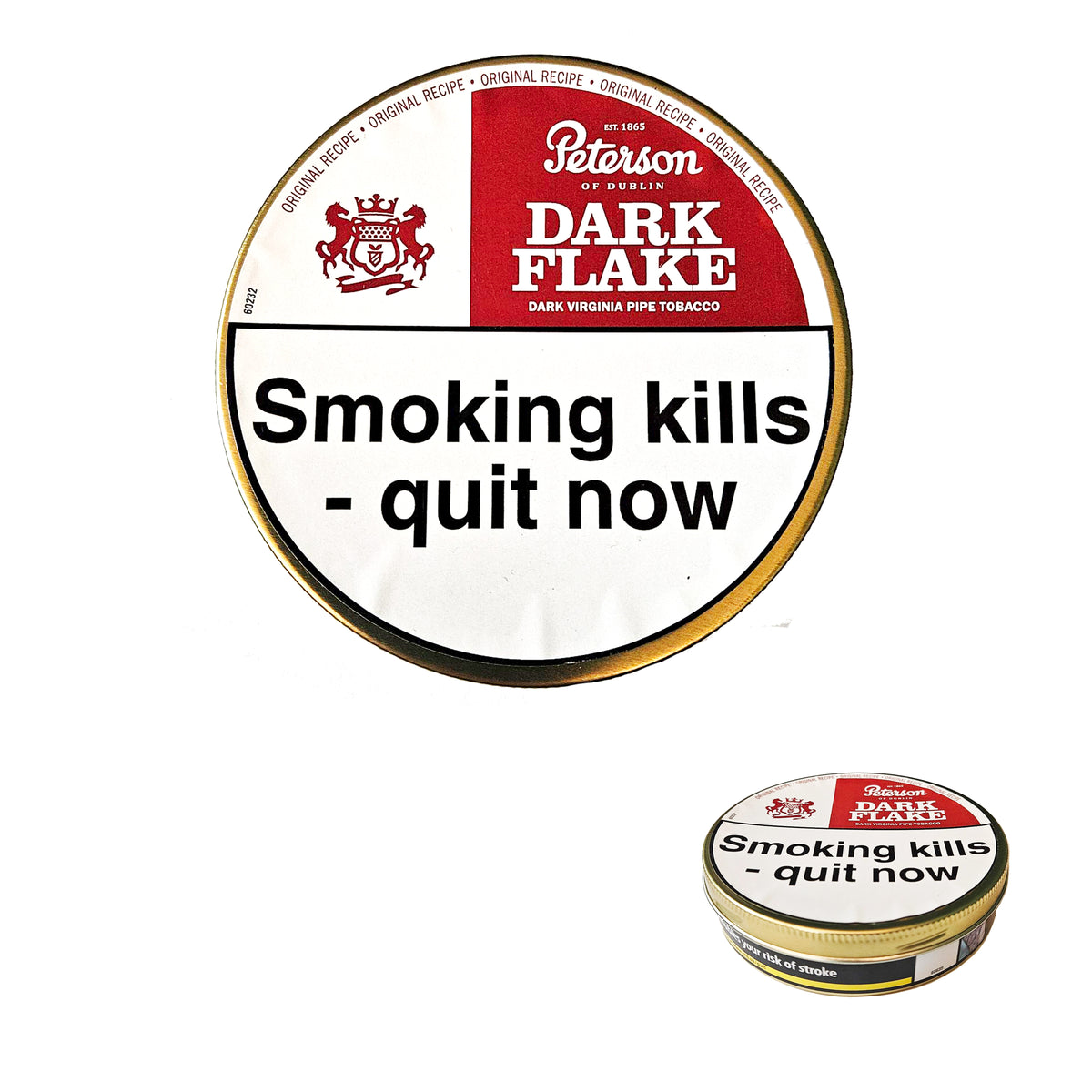 Peterson Dark Flake - 50g Tin – Jeffrey st. Whisky & Tobacco