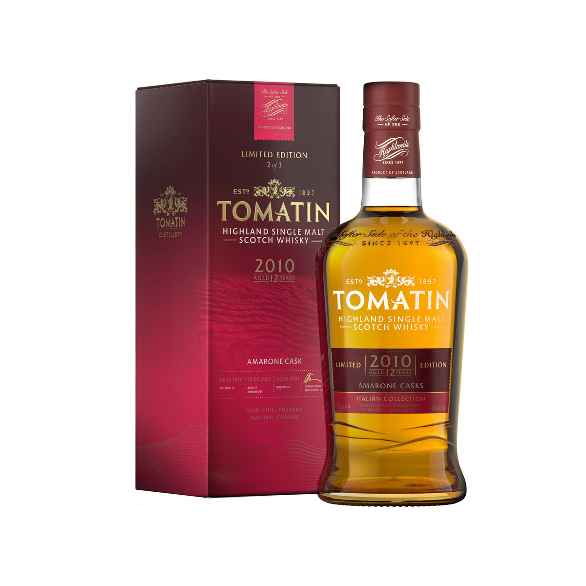 Tomatin 12 year old Italian Collection The Amarone Edition – Jeffrey st ...