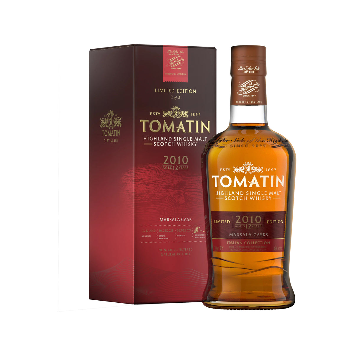 Tomatin 12 year old Italian Collection The Marsala Edition – Jeffrey st ...