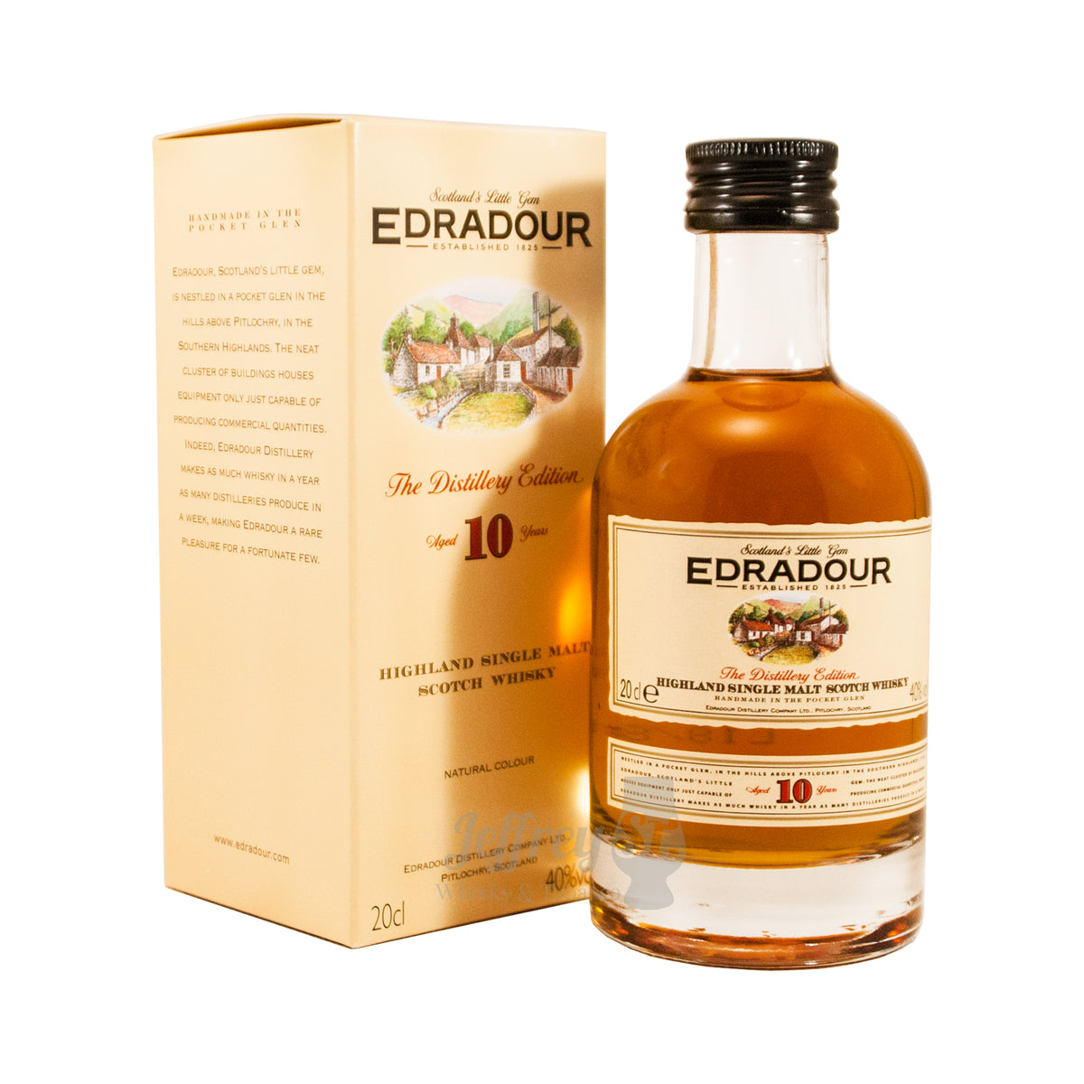 Edradour 10 year old 20cl | Highland Single Malt Scotch | 20cl 40% ABV ...
