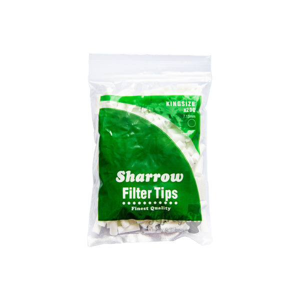 Sharrow Filter Tips (King Size) - Pack of 200 – Jeffrey st. Whisky ...
