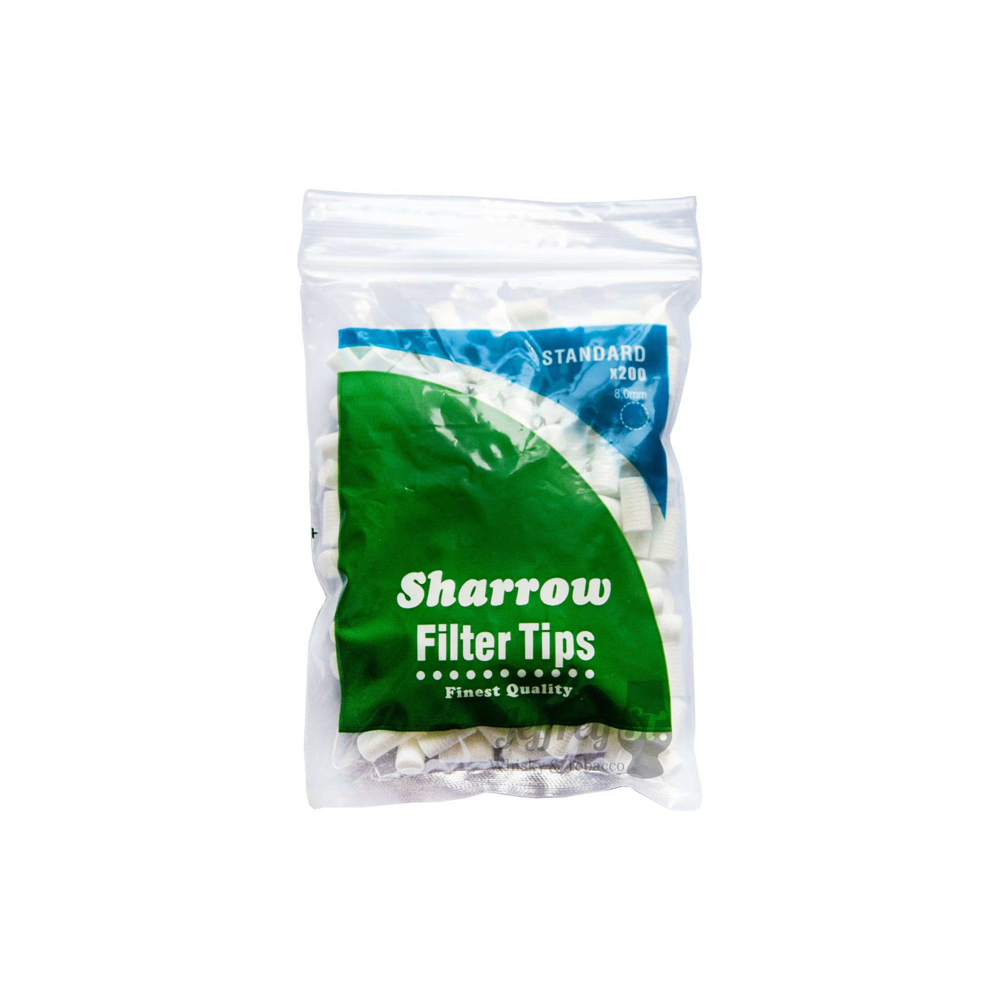 Sharrow Filter Tips (Standard) Pack of 200 – Jeffrey st. Whisky & Tobacco
