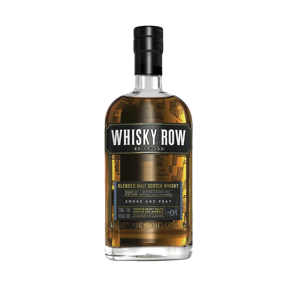 Whisky Row Smoke and Peat Blended Malt Scotch Whisky – Jeffrey st ...