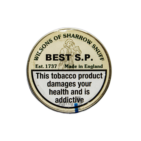 Wilsons of Sharrow Snuff Best S.P. - 5g Tin – Jeffrey st. Whisky & Tobacco